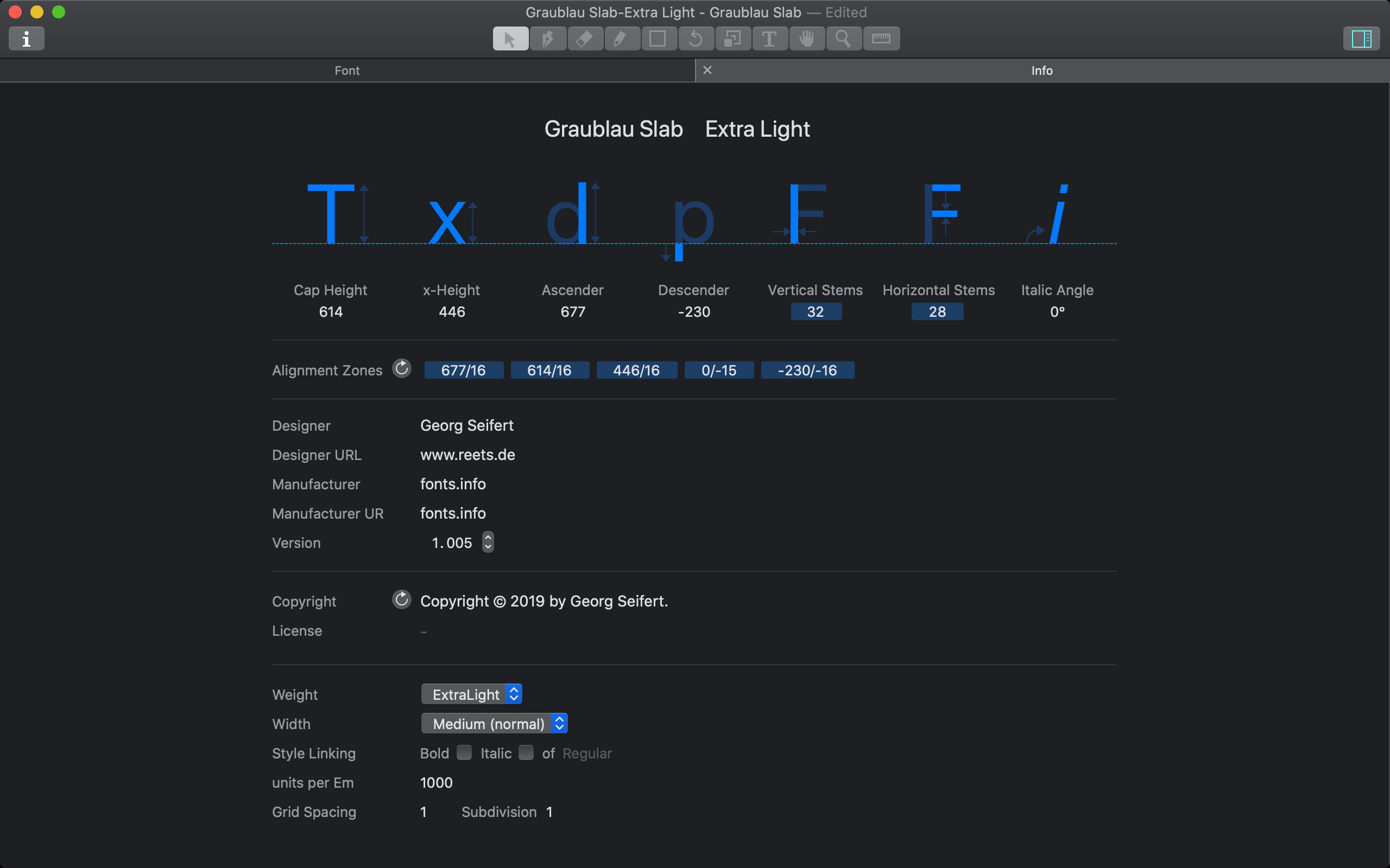 Glyphs Mini en Setapp | Editor de fuentes ligero para Mac